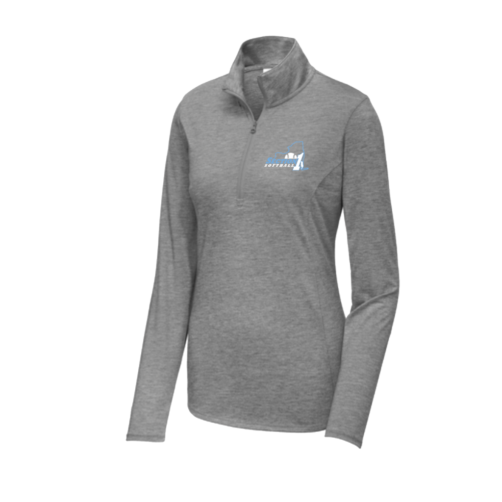 Section 1 Softball Ladies 1/4 Zip Pullover – The League Brand